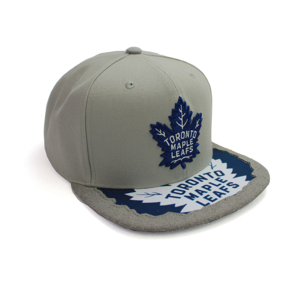 Men's Toronto Maple Leafs Mitchell & Ness NHL Munch Time Snapback Grey ...