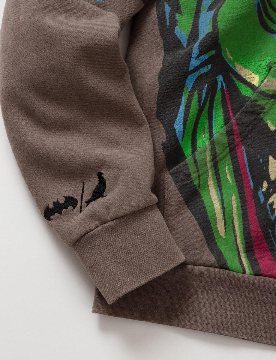 Men's Batman X Staple Joker Face Hoodie - Charcoal – Swaggerlikeme.com ...